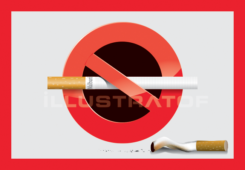 No Smoking-No Fumar-Interdiction de fumer - Illustratof